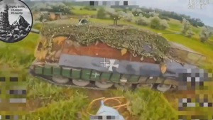 Ukrainian BM-30 "Smerch" Sends Rockets Downrange