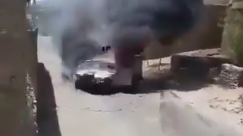 Off-Brand Humvee Gets Torched Post-Ambush in Pakistan