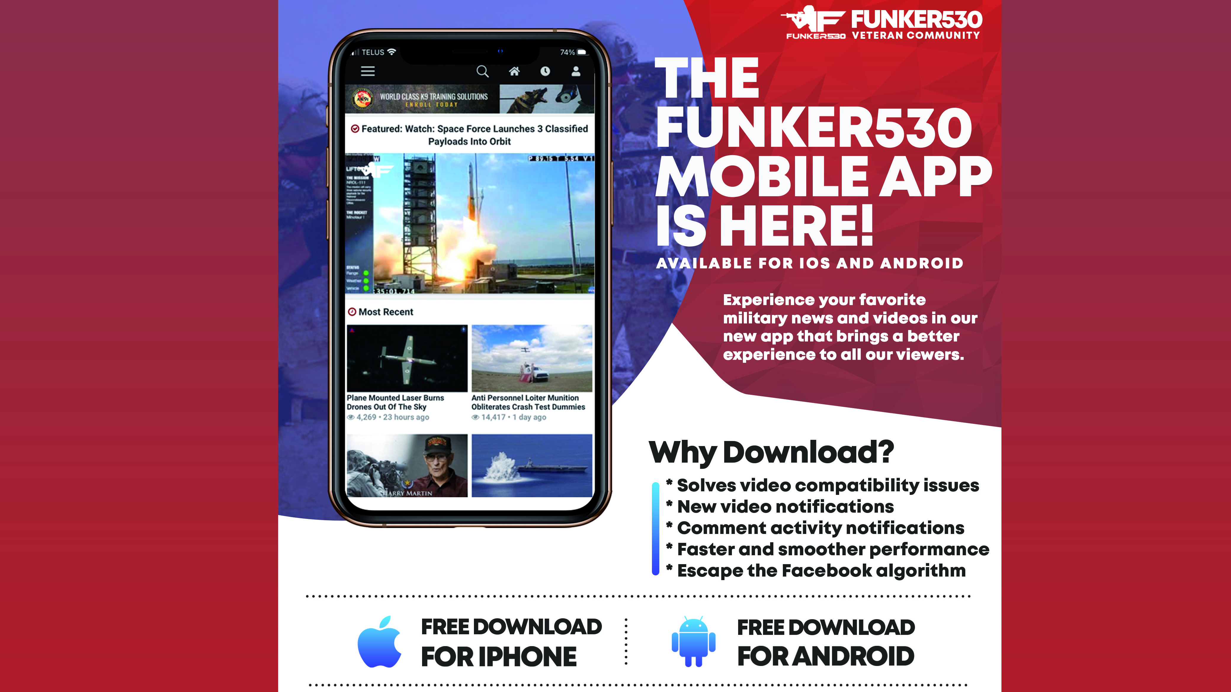 Download The Funker530 Mobile App Here - Tap The Image Above
