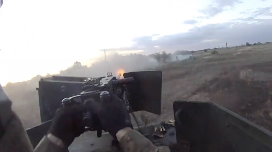 Browning M2 .50 Cal Goes HAM On Russian Positions