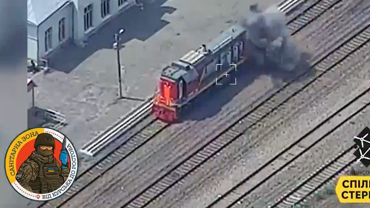 UA Drones Choo Choo Choose RU Locomotive