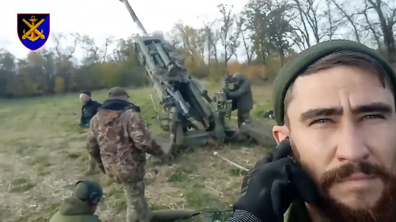 406th Artillery Brigade Targets Russian Troops and Positions Near Kherson