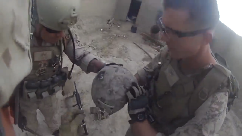 Marine Survives Headshot in Afghanistan