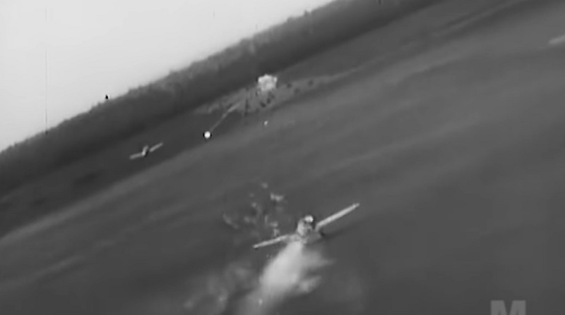 American P-51 Mustangs Dominate German Airfield as Luftwaffe Attempts ...