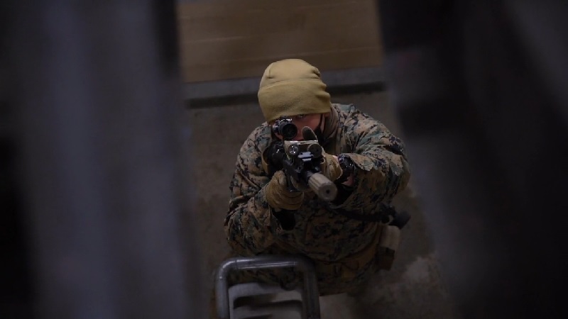 Raider Battalion Trains Line Company Infantry Marines in CQB