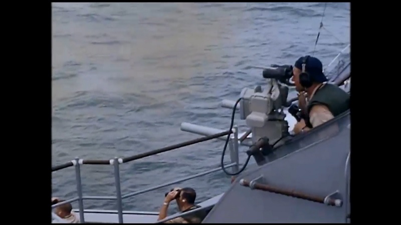 USS Hanson Conducts Shore Fires in Support of Operation Sea Dragon in ...