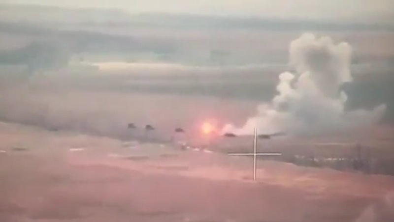 Armored Column Drives Directly into Artillery