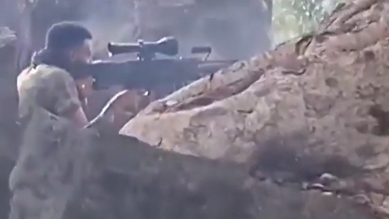 Big Sniper Rifle Used by Militia Troops