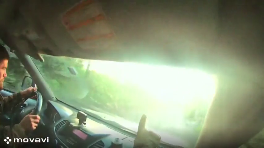 Close Call For Ukrainian EW Truck And Crew