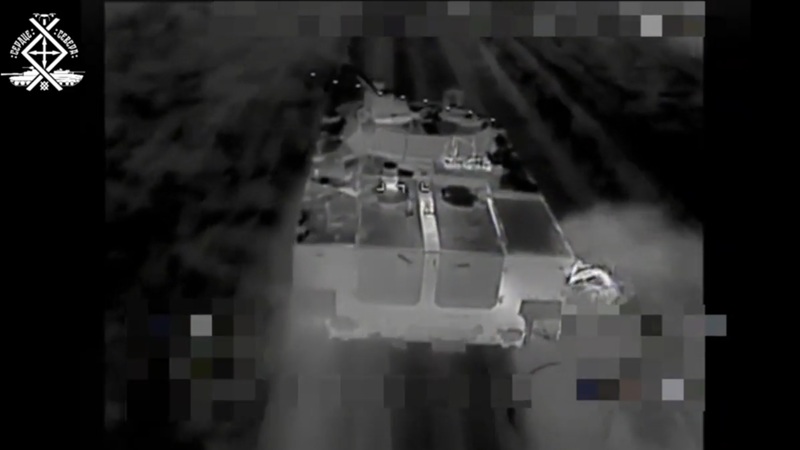Drone Attack on BMP-3