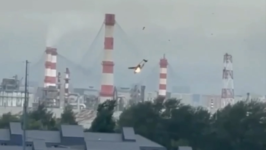 Drone Shot Down, Still Explodes