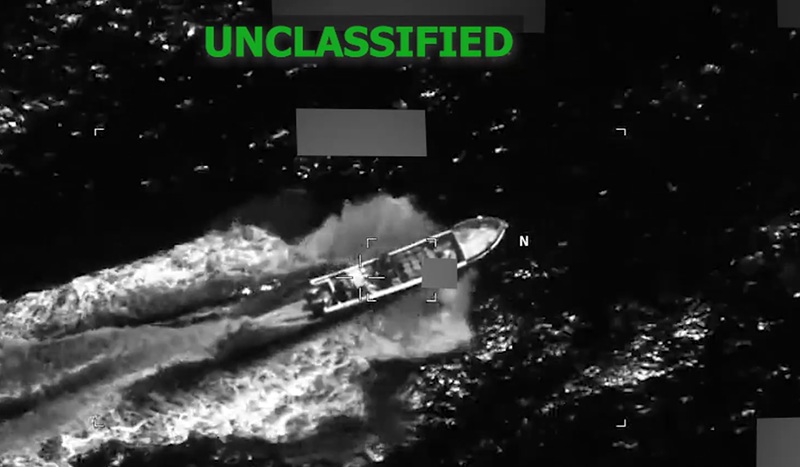 Drug Boat Blasted to Bottom of Ocean