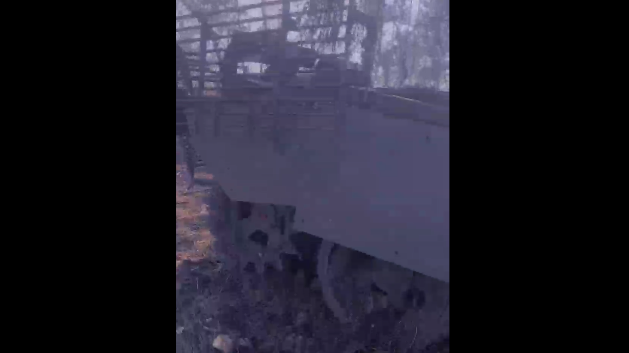 Elderly Tank Destroyed in Donetsk