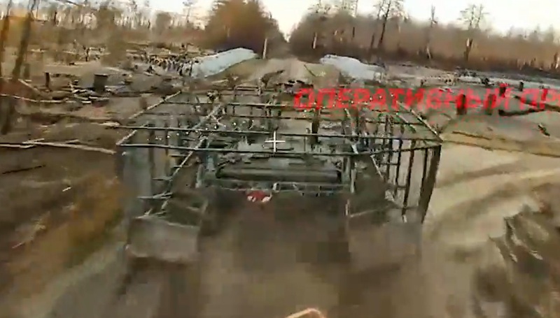 Fiber Drone Targets Modified M1113 APC