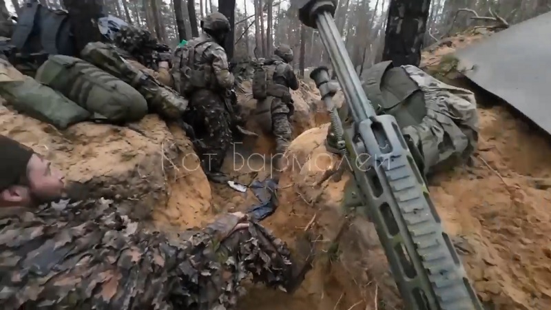 (GoPro) Russian Recon Team in Kremensky Forest