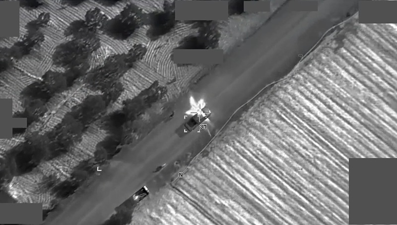 Hellfire R9X Ginsu Missile Kills Terror Leader in Syria