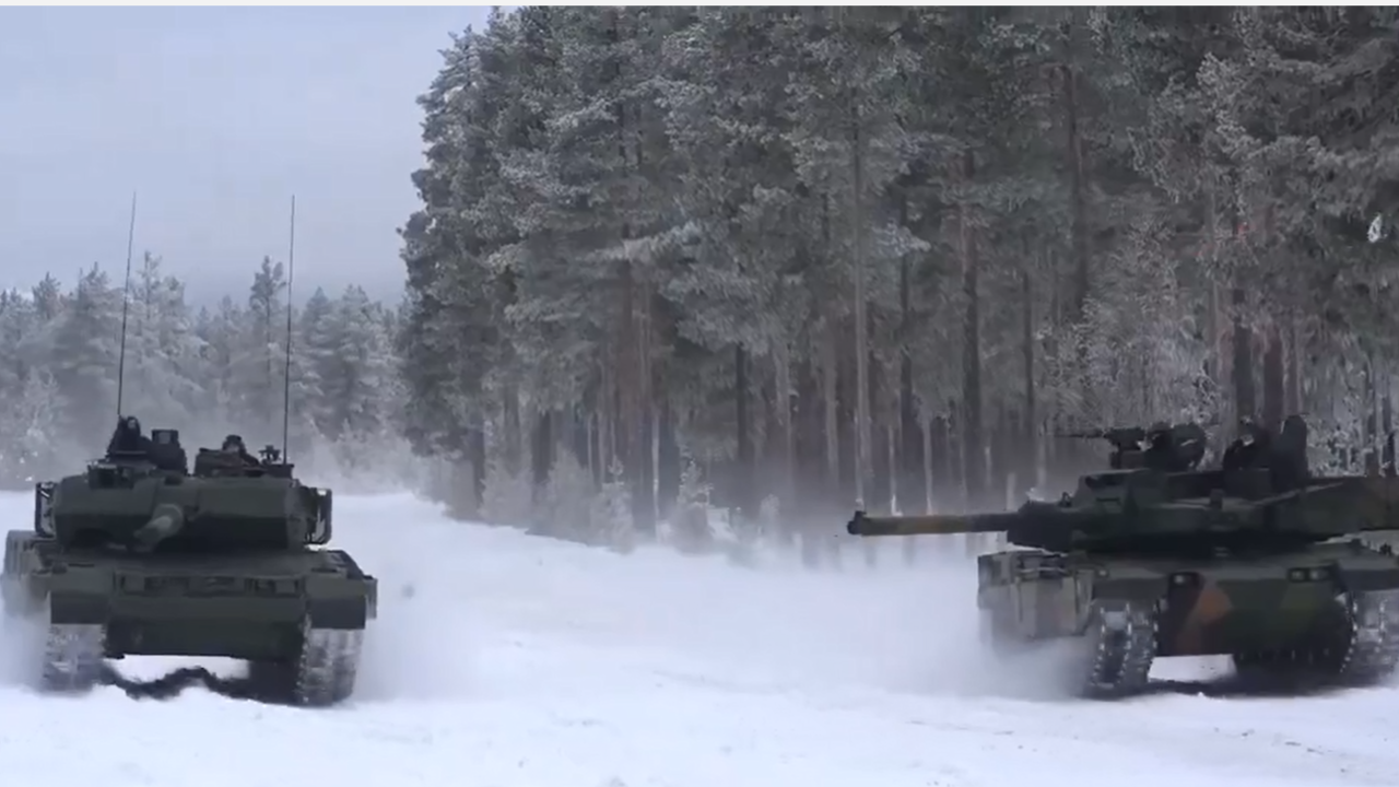 K2 Tank Trials in Norway