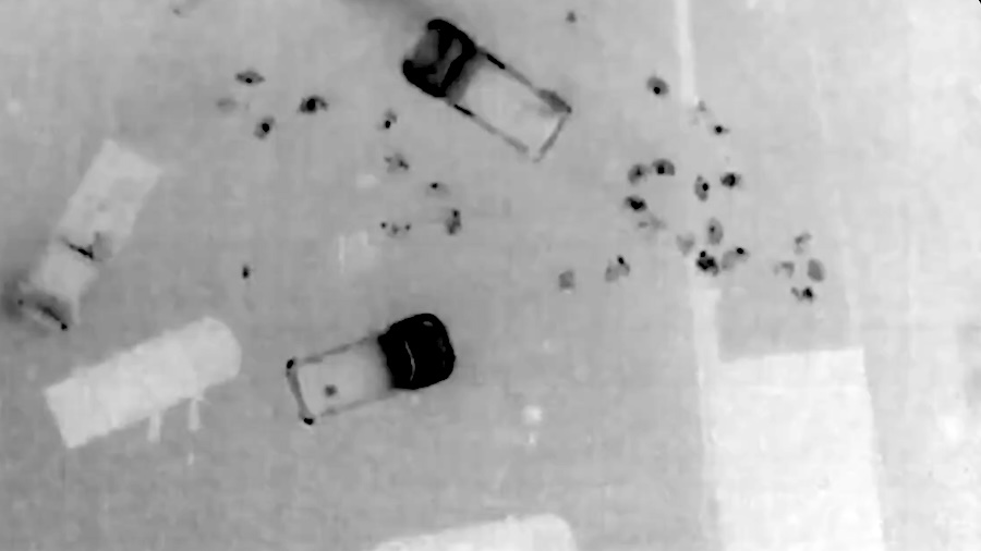 Kurdish Drone Drops Bomb On Syrian Government Militants