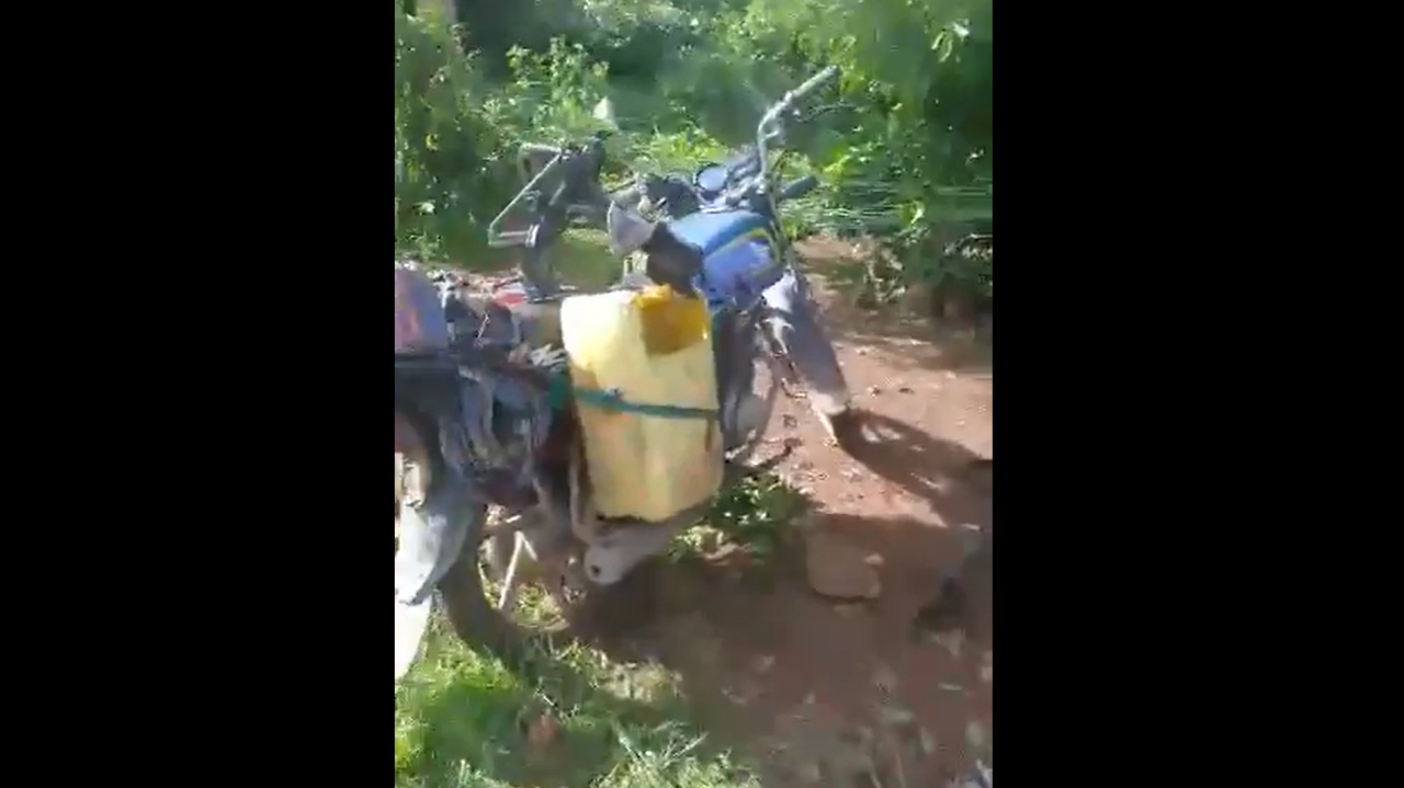 Motorcycle Machine Gun Mount and Captured Weapons