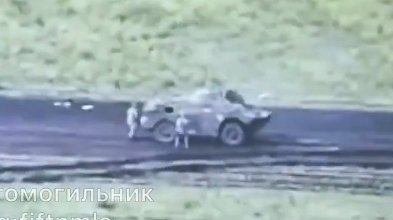 (NSFW) BRDM Crew Hunted by Drones