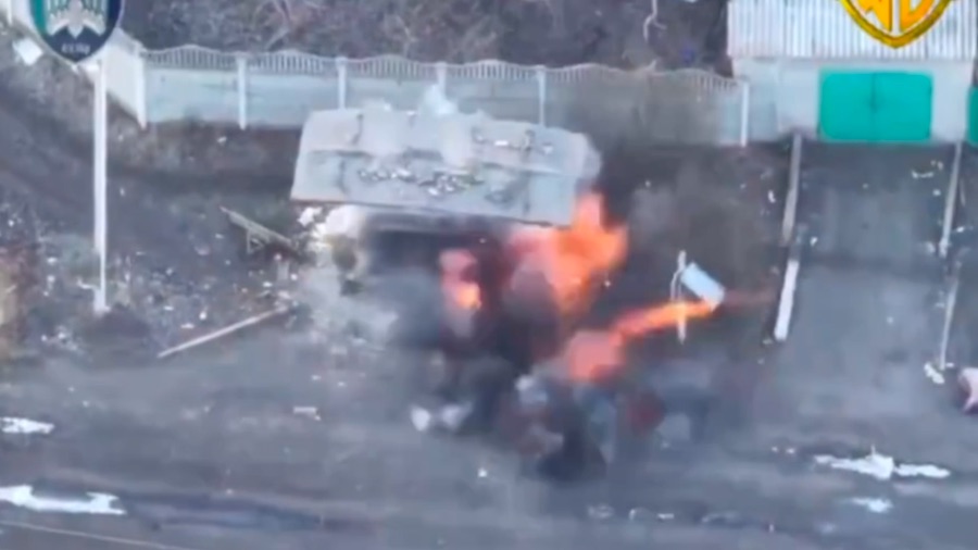 (NSFW) Russian Motorcycle Assault Meets Ukrainian Ambush