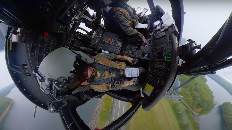 Extreme Low Level Air Force Combat Rescue HH-60G Pave Hawk