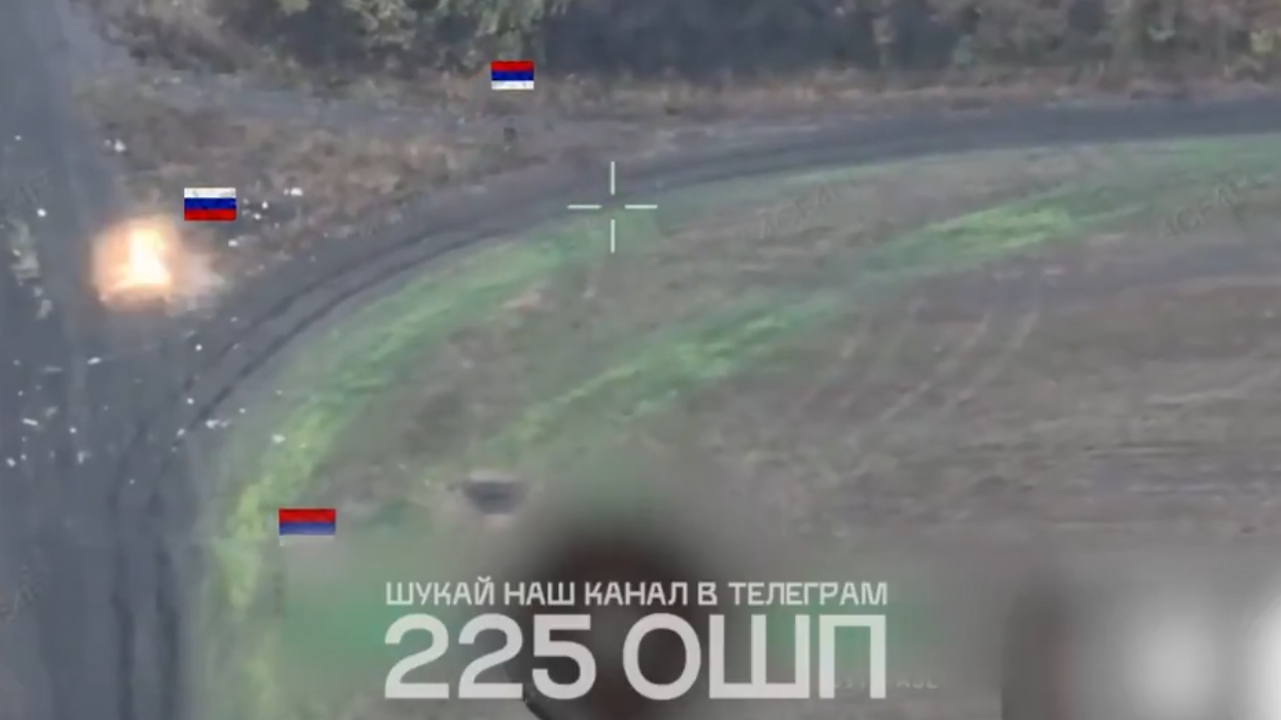 Ukrainian Yak-52 Wing-Slaps Russian Recon Drone