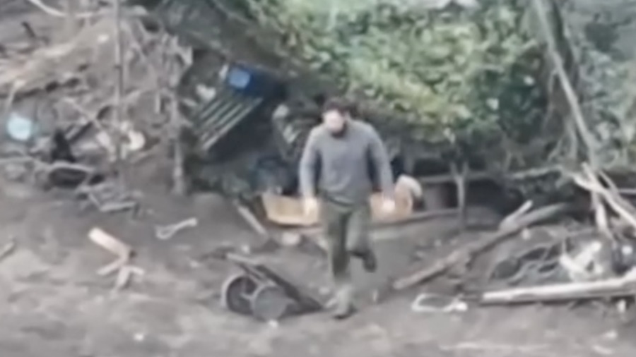 Russian Drone Base Immolated By Gas Fire