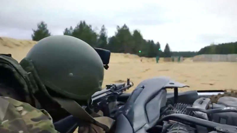 Russian Motorcycle Assault Course Propaganda