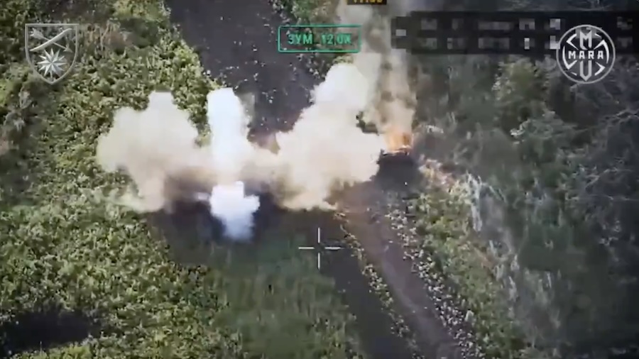 Russian Motorcycle Assault Shredded In Lyman