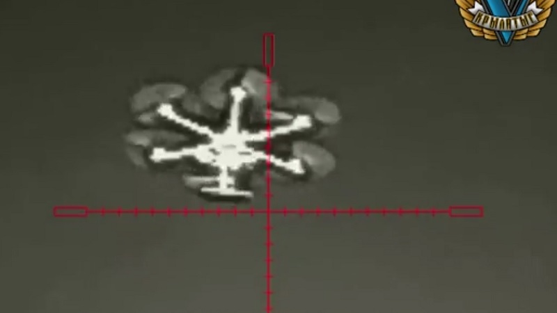 Russian Sniper Drops Baba Yaga Drone