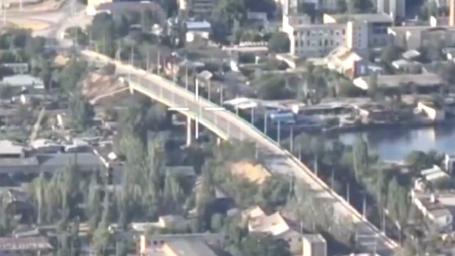 Russians Strike Key Bridge In Kherson