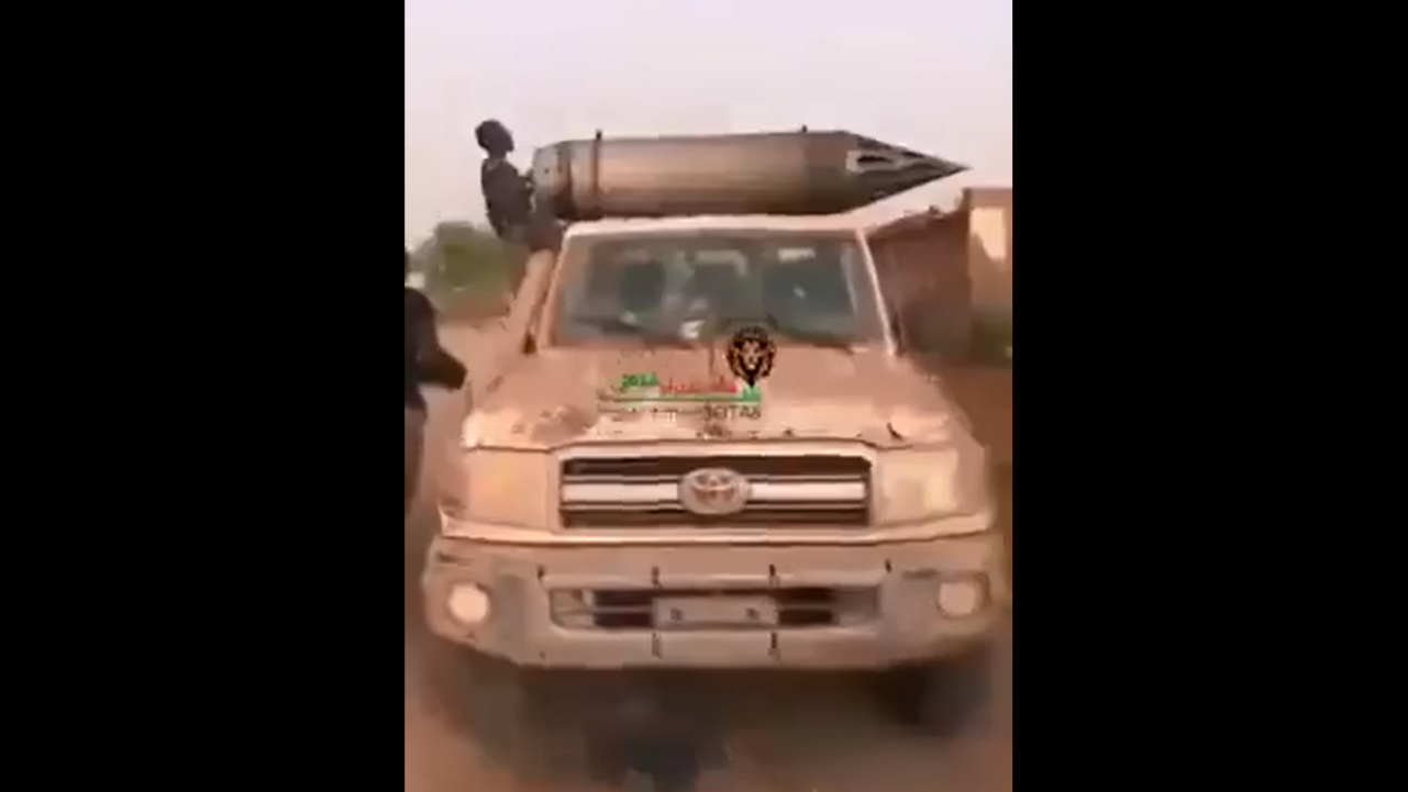 Sudanese Toyota With Rocket Pod