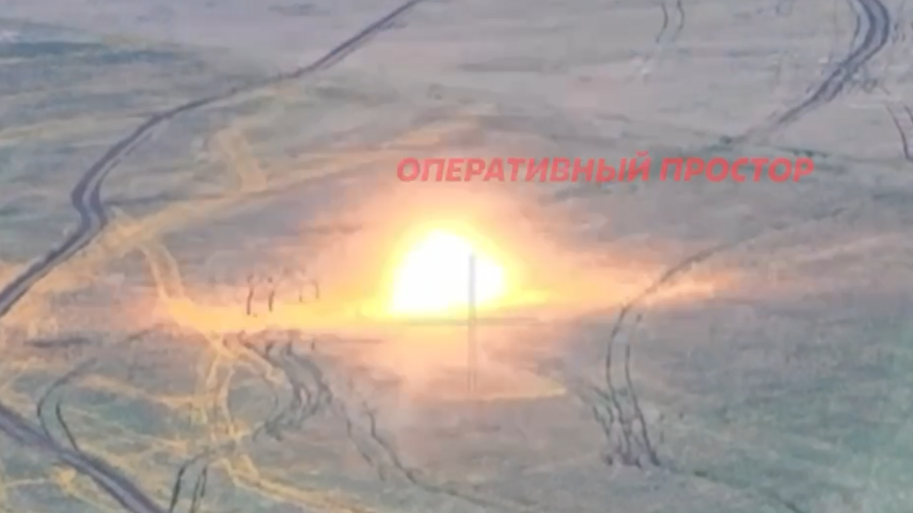 Ukrainian APC Destroyed by Lancet Drone
