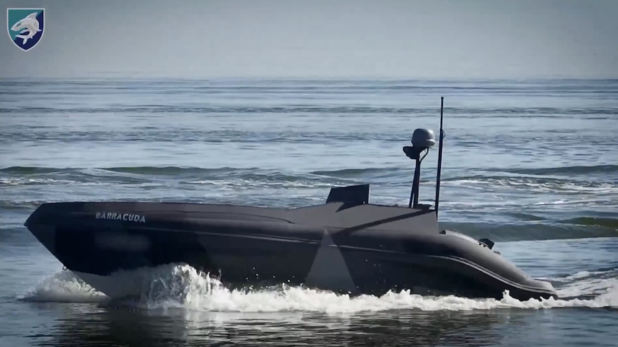 Ukrainian Barracuda USV Hunts Dnipro River