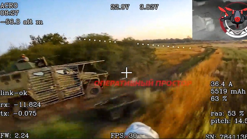 Ukrainian Counter-Attack Encounters Drones
