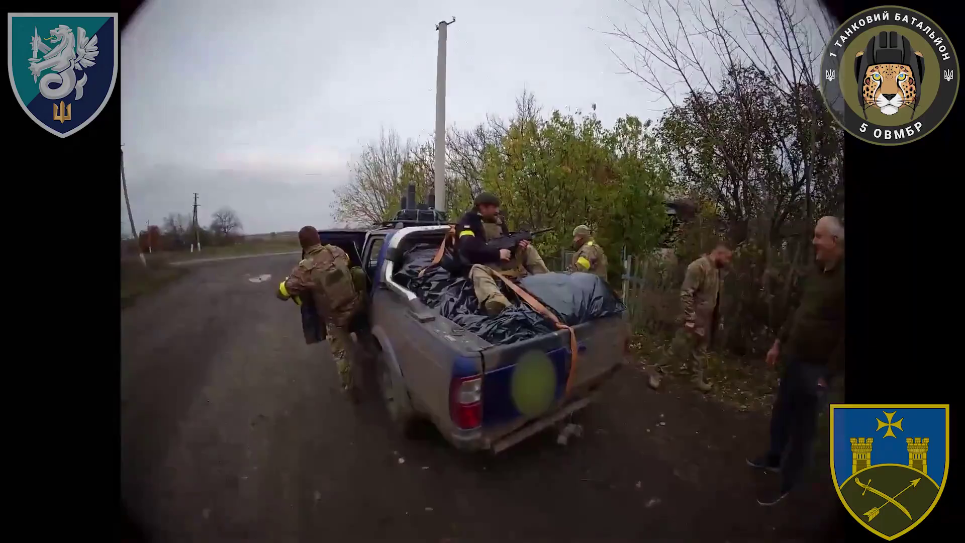 Ukrainian Leopard Tank Crew At Work