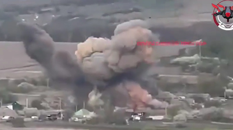 Ukrainian Position Destroyed by FAB Strike