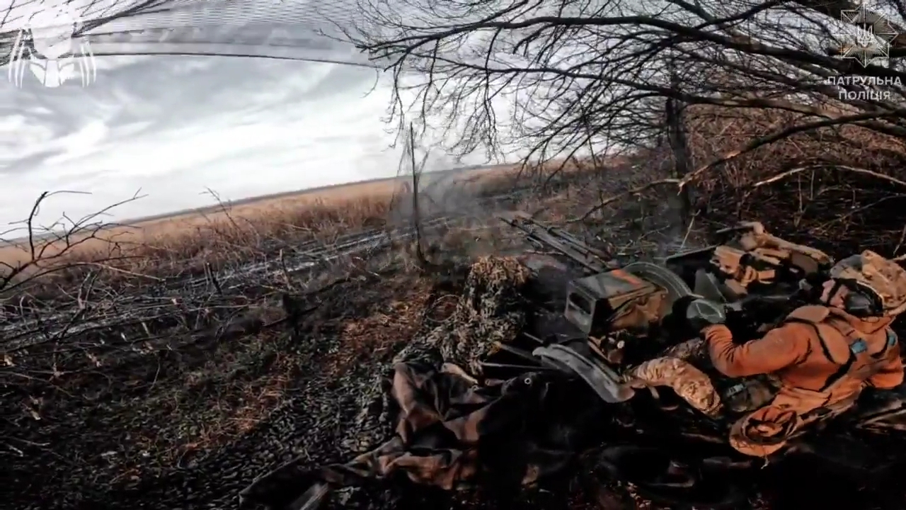 Ukrainian Predator Police Brigade Swats More Drones